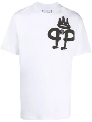 Philipp Plein Ss Iconic Plein Round-neck T-shirt - White