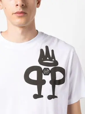 Philipp Plein Ss Iconic Plein Round-neck T-shirt - White