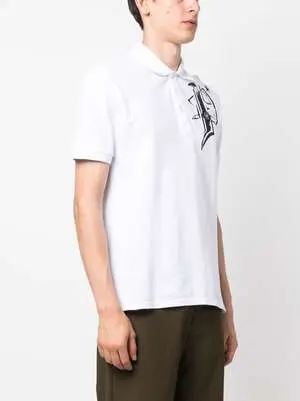 Philipp Plein Logo-print Cotton Polo Shirt