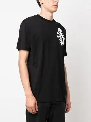 Philipp Plein Ss Skull & Bones Round-neck T-shirt - Black