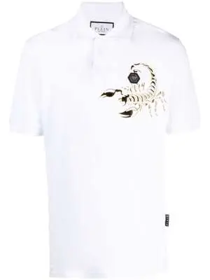 Philipp Plein Scorpion Cotton Polo Shirt
