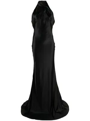 Rachel Gilbert Audrey Halterneck Gown - Black