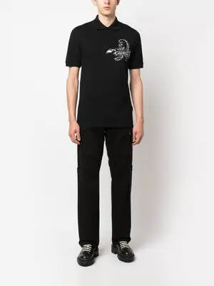 Philipp Plein Scorpion Cotton Polo Shirt
