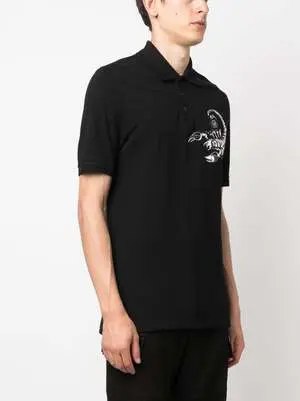 Philipp Plein Scorpion Cotton Polo Shirt