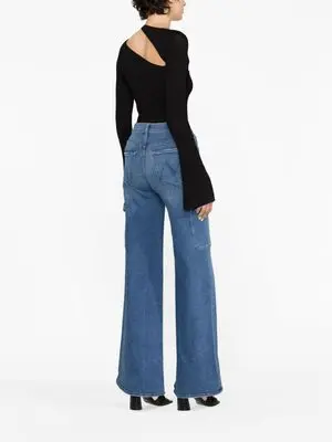 MANURI Sandy Cut-out Blouse - Black