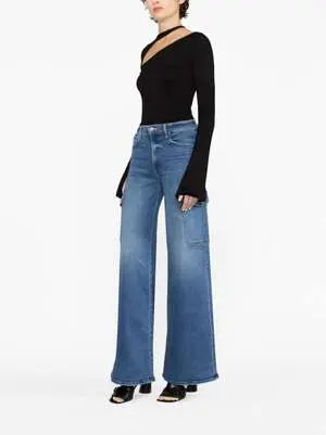 MANURI Sandy Cut-out Blouse - Black