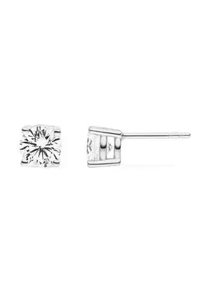 VEYNOU 14kt White Gold Diamond Stud Earrings - Silver