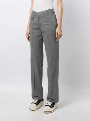 R13 Lemmy Mid-rise Straight-leg Jeans