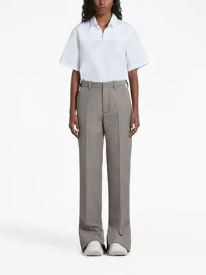 Marni Houndstooth Straight-leg Trousers