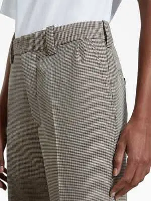Marni Houndstooth Straight-leg Trousers