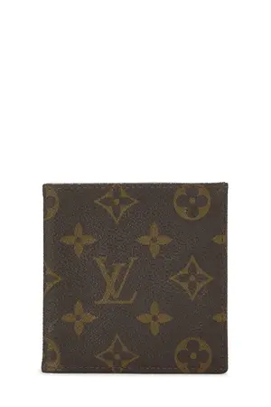 LOUIS VUITTON Monogram Canvas 6 Cartes Credit Bi-fold Wallet - Brown