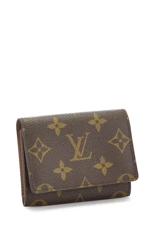 LOUIS VUITTON Monogram Canvas Business Card Holder