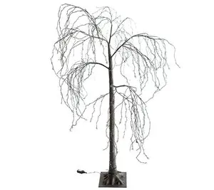 EVERGREEN 6' Indoor/outdoor Lighted Weeping Wil Low Tree - One-color