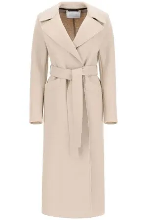 Harris Wharf London Wool Coat - Beige