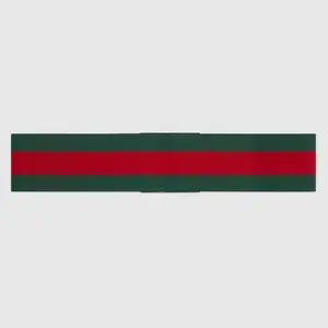 Gucci Luggage Strap With Web And Butterfly Lock - Red