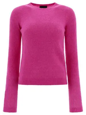 ROBERTO COLLINA Cashmere And Silk Blend Sweater - Fuchsia