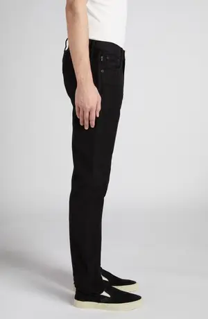 TOM FORD Moleskin Slim Fit Five-pocket Pants - Black