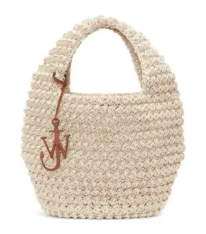 JW Anderson Large Cotton Popcorn Basket Bag