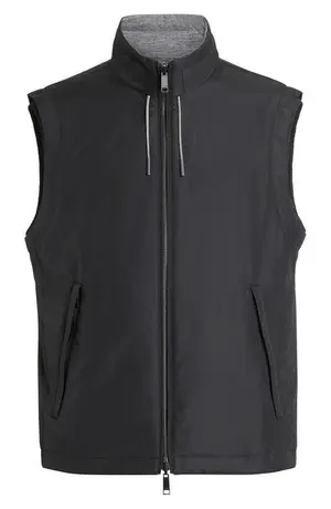 Zegna Zephyr Reversible Vest - Black