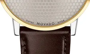 Movado Museum Classic Leather Strap Watch