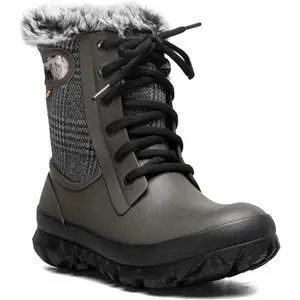 Bogs Arcata Dash Insulated Waterproof Snow Boots - Cement Multi