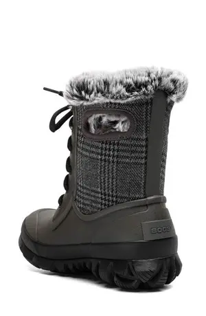 Bogs Arcata Dash Insulated Waterproof Snow Boots - Cement Multi