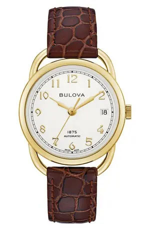 Bulova Leather Watches For Men