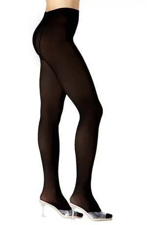STEMS Skin Illusion Fleeced Tights Black/ Black
