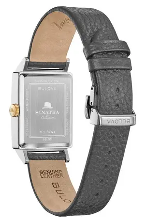 Bulova Frank Sinatra My Way Strap Watch - Silverone