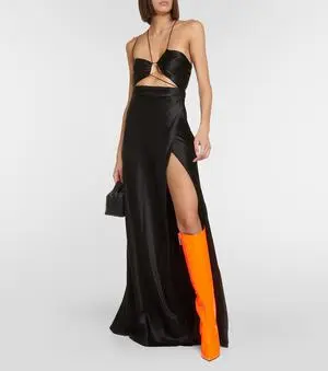 Alexandre Vauthier Patent Leather Knee-high Boots