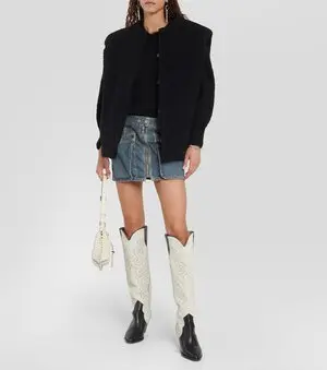 Isabel Marant Liela Leather And Suede Boots