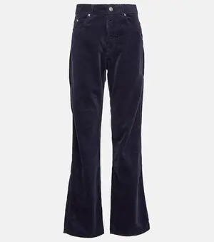 MARANT ETOILE Rwan Corduroy Flared Pants - Black