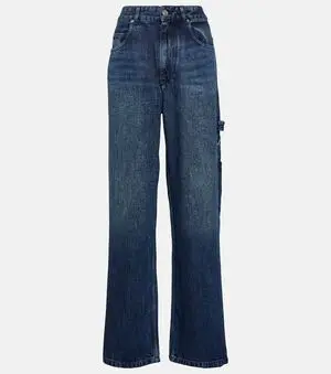 MARANT ETOILE Bymara High-rise Cargo Jeans