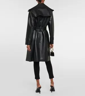 Norma Kamali Belted Trench Coat