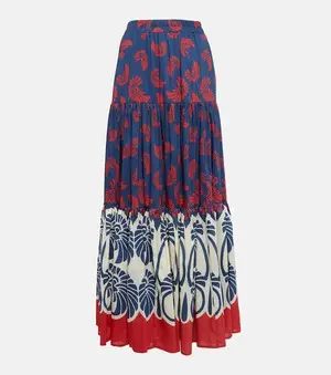 La DoubleJ Palmetto Placée Maxi Skirt