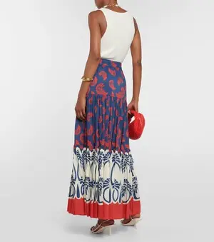 La DoubleJ Palmetto Placée Maxi Skirt