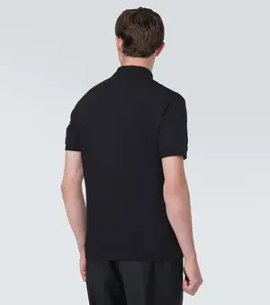 Giorgio Armani Cotton-blend Piqué Polo Shirt