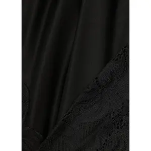 Rabanne Satin And Lace Maxi Dress