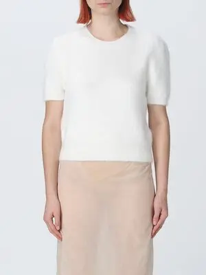 MAISON MARGIELA Short Sleeve Sweater - White