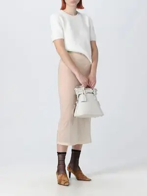 MAISON MARGIELA Short Sleeve Sweater - White