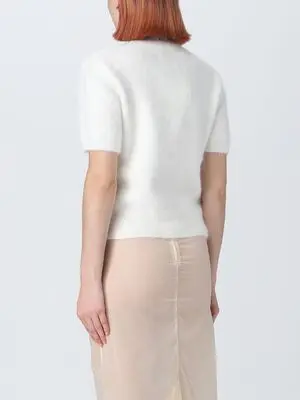 MAISON MARGIELA Short Sleeve Sweater - White