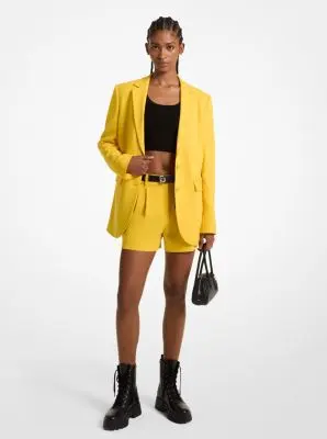 Michael Kors Crepe Boyfriend Blazer