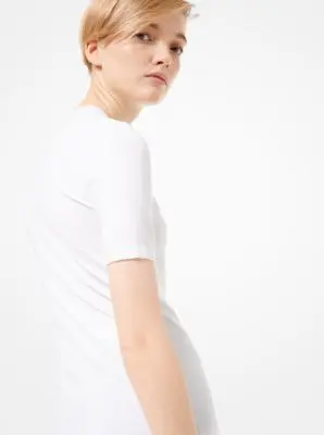Michael Kors Stretch-viscose T-shirt - White