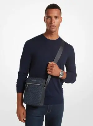 Michael Kors Henry Logo Flight Bag