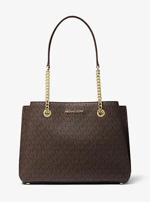 Michael Kors Teagan Large Logo Shoulder Bag