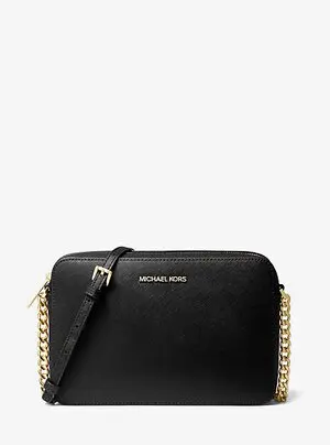 Michael Kors Jet Set Large Saffiano Leather Crossbody Bag