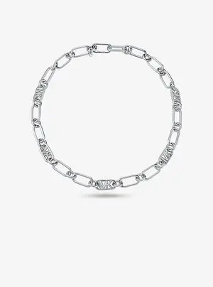 Michael Kors Precious Metal-plated Brass Chain Link Necklace