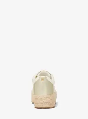 Michael Kors Libby Cotton Canvas Platform Sneaker
