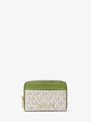 Michael Kors Jet Set Travel Medium Logo Zip-around Card Case