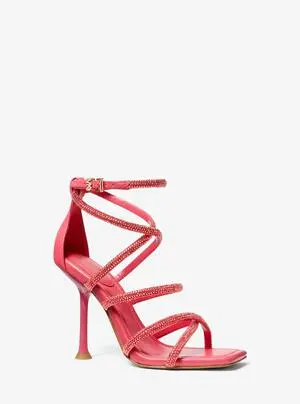 Michael Kors Imani Embellished Sandal In Size By